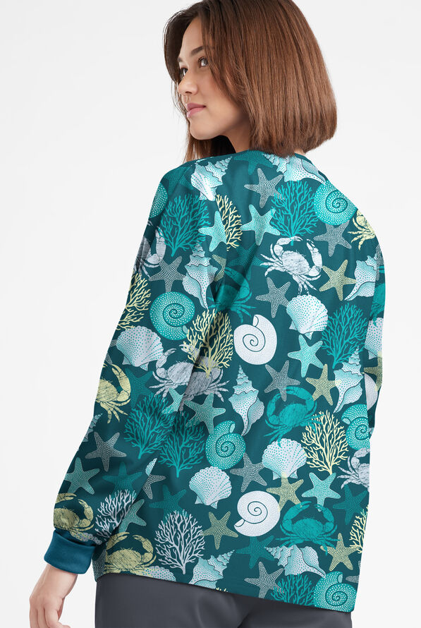 Butter-Soft Originals Beach Day Caribbean Blue Women's 3-Pocket Warm-Up ...