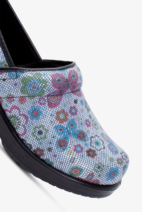 Savvy Women's Brandy Butterfly Nursing Clogs, Printed Nursing Clogs