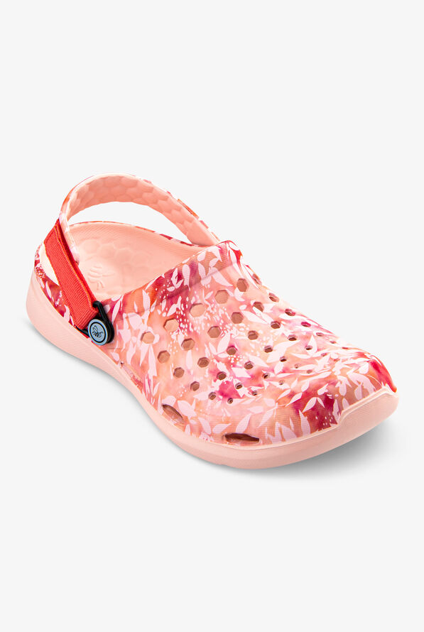 Joybees Women's ModernPale Pink Botanicals Nursing Clog
