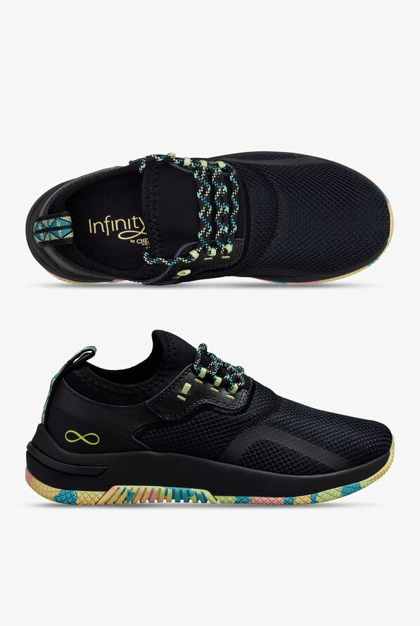 Cherokee Infinity Camo Dart Lace up Nursing Sneakers, Nursing Shoes