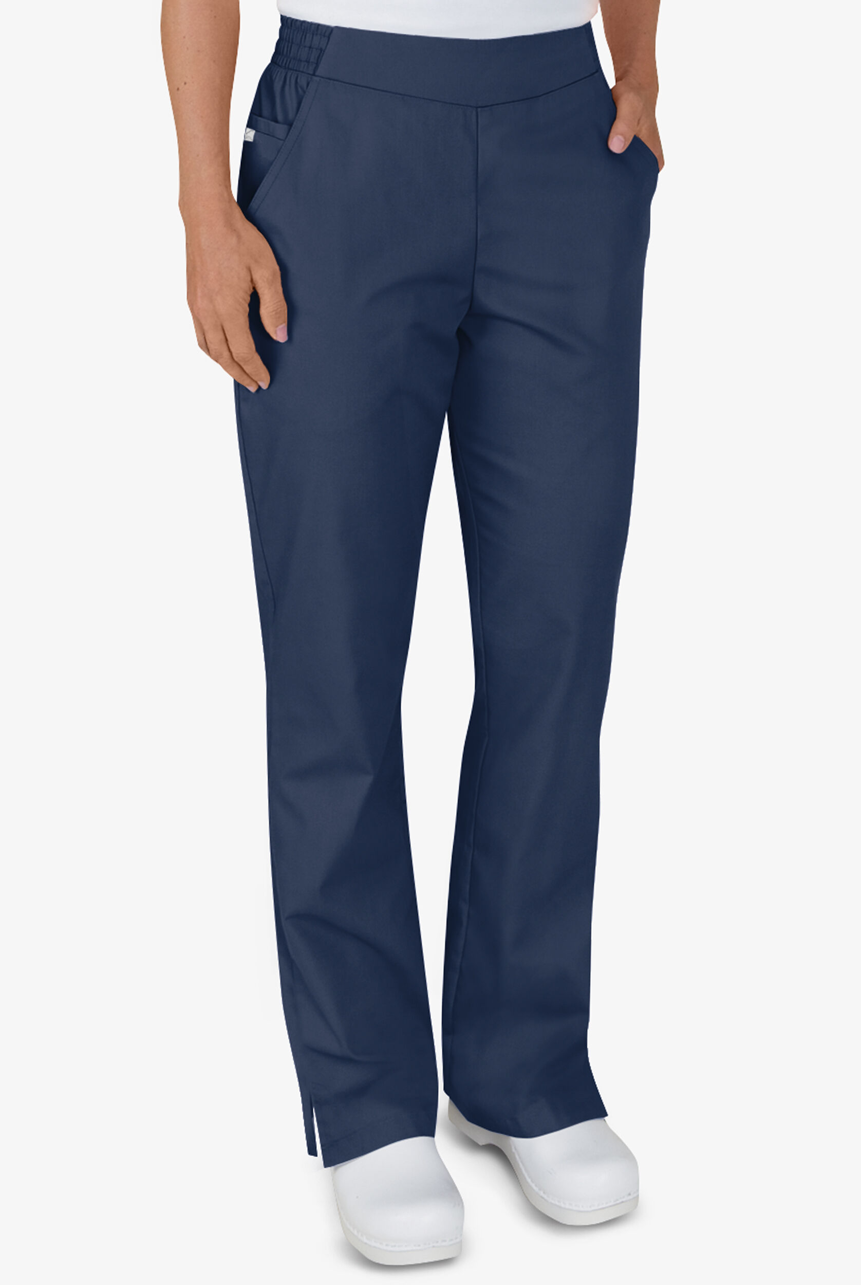 Butter-Soft STRETCH Scrubs PETITE Flat Front Pant | Petite Scrubs