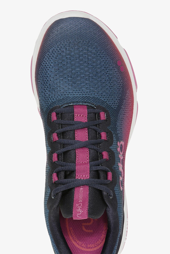 Ryka Women's Devotion Plus 4 Navy Blue Athletic Lace Up Nursing Shoes ...