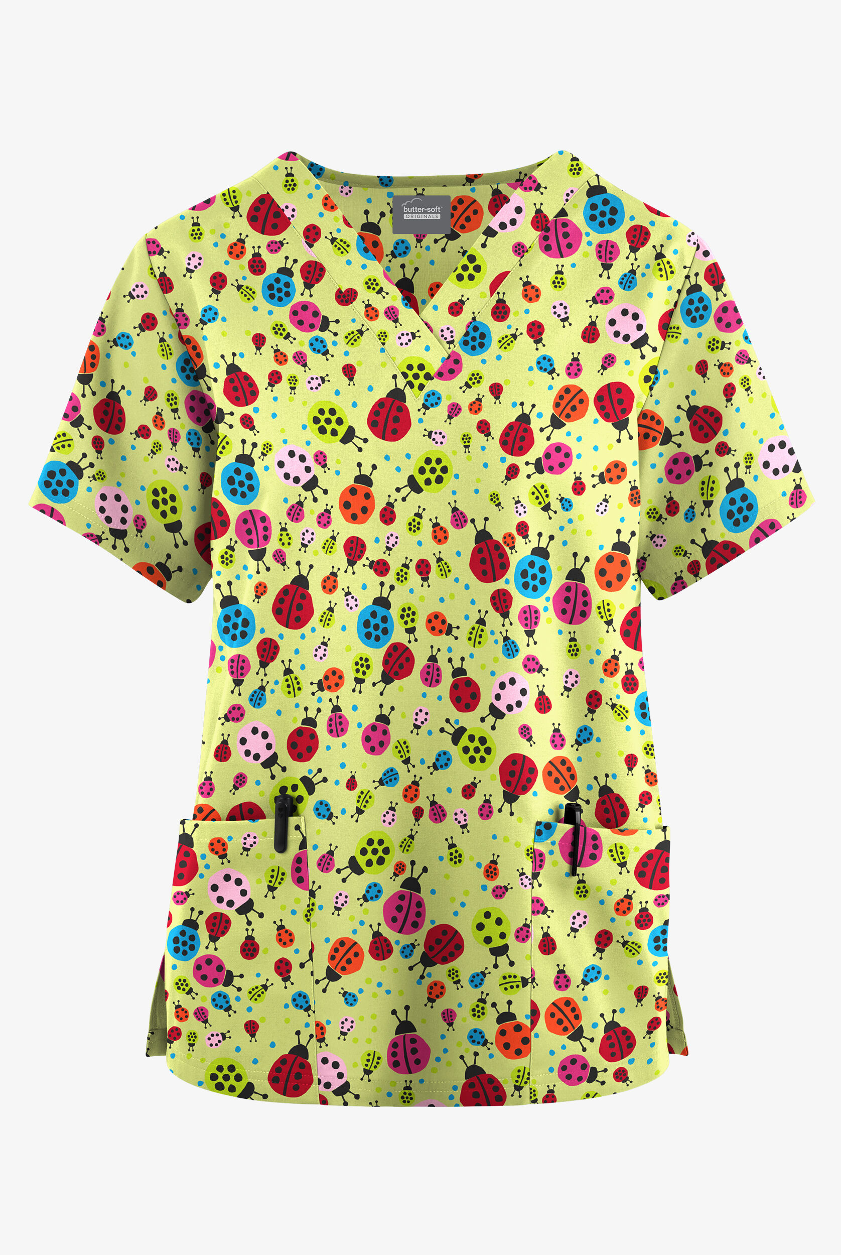 Butter-Soft Originals Ladybug Party Cool Matcha Women's 2 Pocket ...