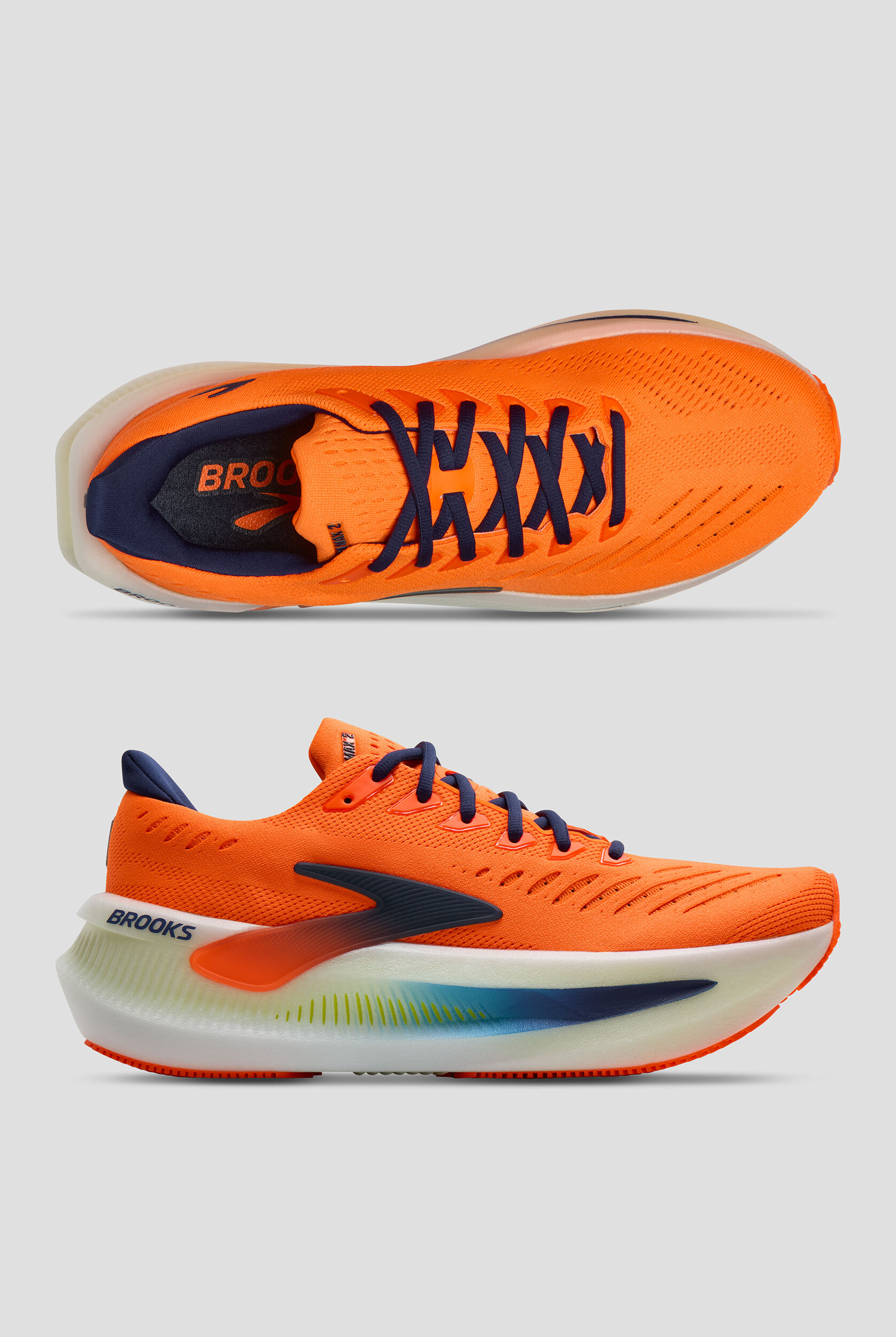 Zapatillas deportivas de enfermería Brooks Glycerin Max 2 Orange/Beacon ...