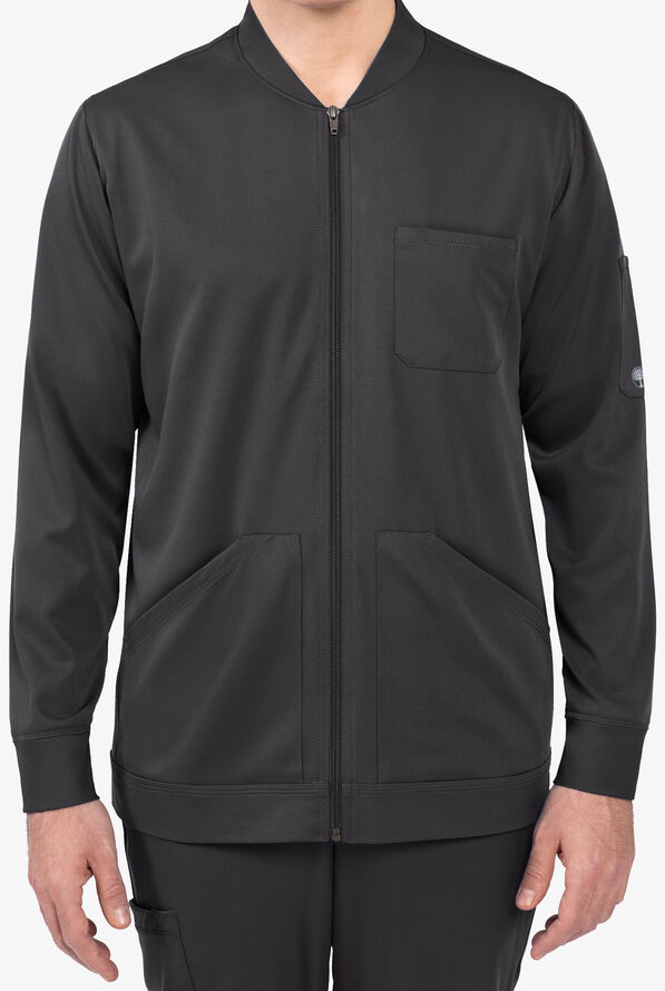 HH Works by Healing Hands Men's Michael Scrub Jacket, Stretch Scrubs