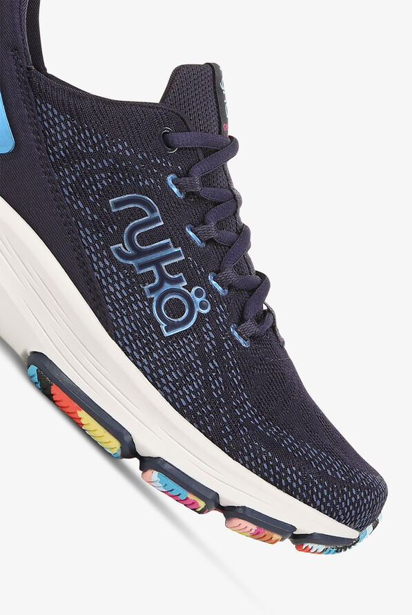 Ryka Women's Devotion X Academy Blue Athletic Lace Up Nursing Shoes ...