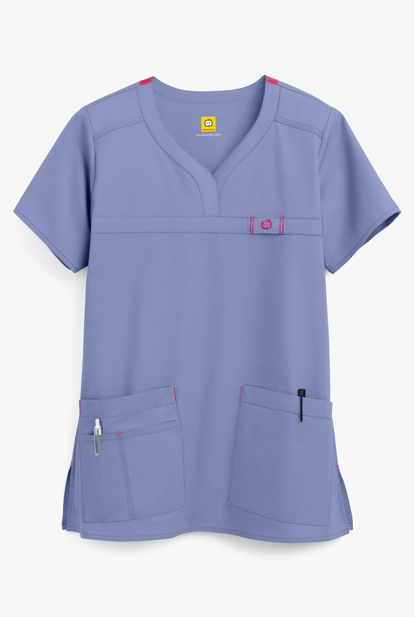 WonderWink WonderFLEX Patience Scrub Top | Stretch Scrubs