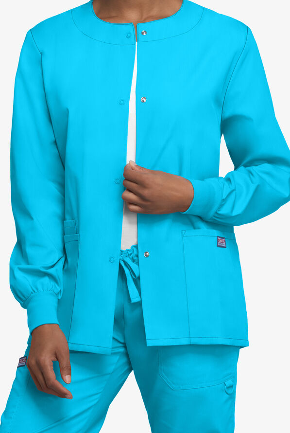 Cherokee Workwear 4350 Scrub Jacket and Cherokee Workwear Scrubs at ...