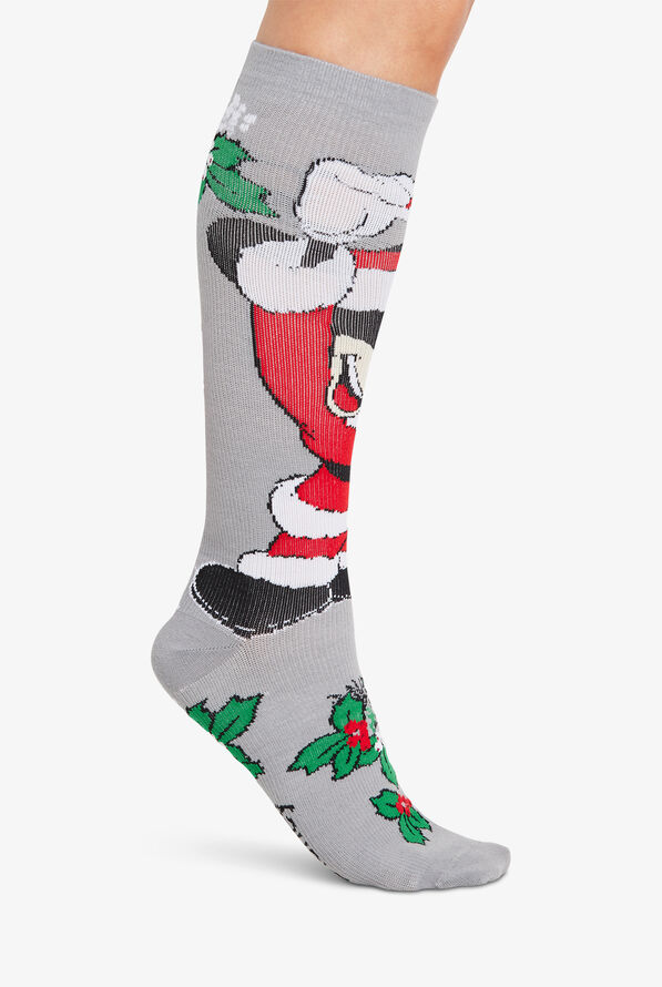 Tooniforms Kissing Mickey Women's 10-15 mmHg Light Compression Socks