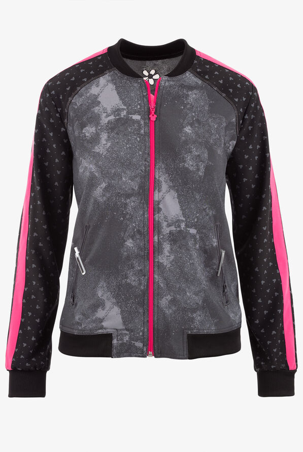 Cherokee Infinity Don't Look Back Mickey & Minnie Women's 2-Pocket ...