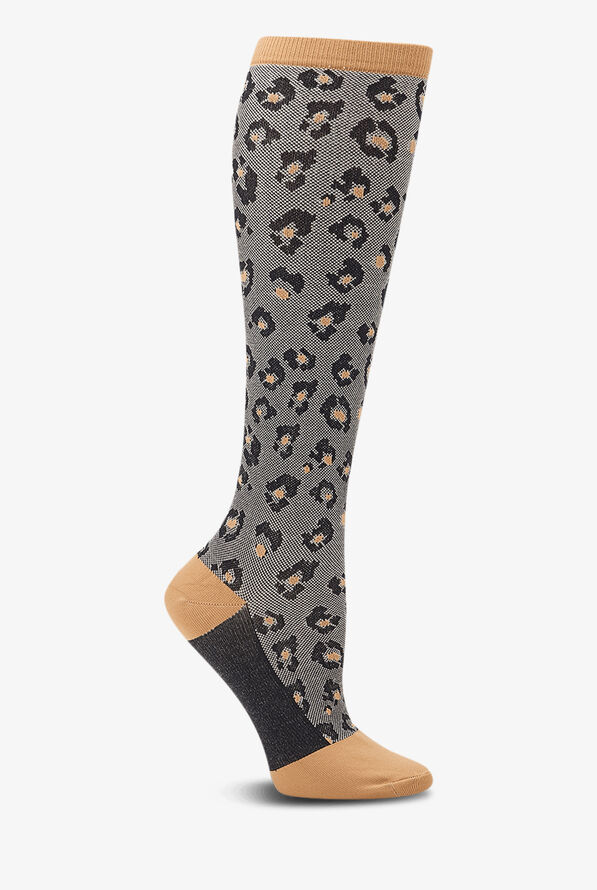 Nurse Mates Grey Women's 12-14 mmHg Compression Socks, Nursing Gifts