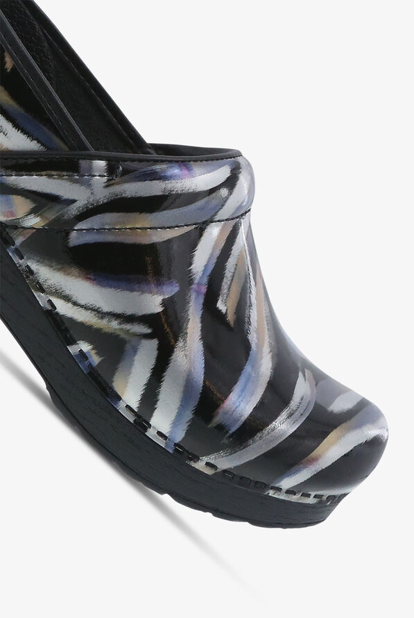 Dansko Professional Metallic Brush Leather Nursing Clog, Nursing Shoes