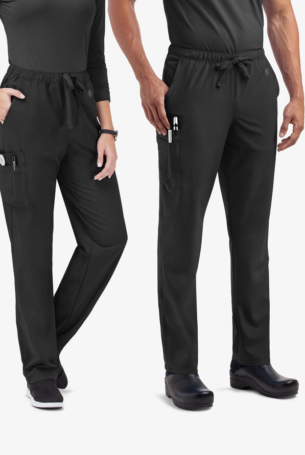 Easy Stretch Morgan Unisex Drawstring Scrub Pants, Elastic Scrub Pants