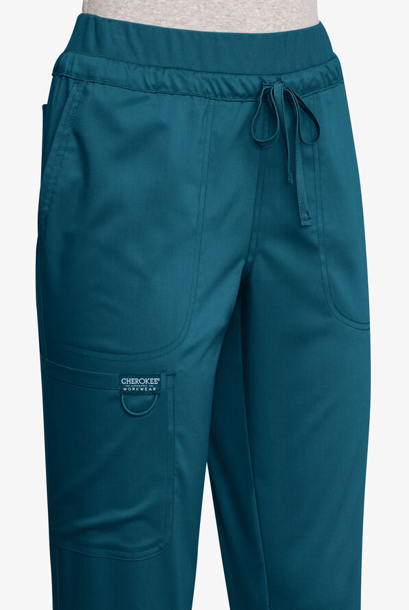 Cherokee Workwear Revolution Drawstring Scrub Pants, Cargo Scrubs