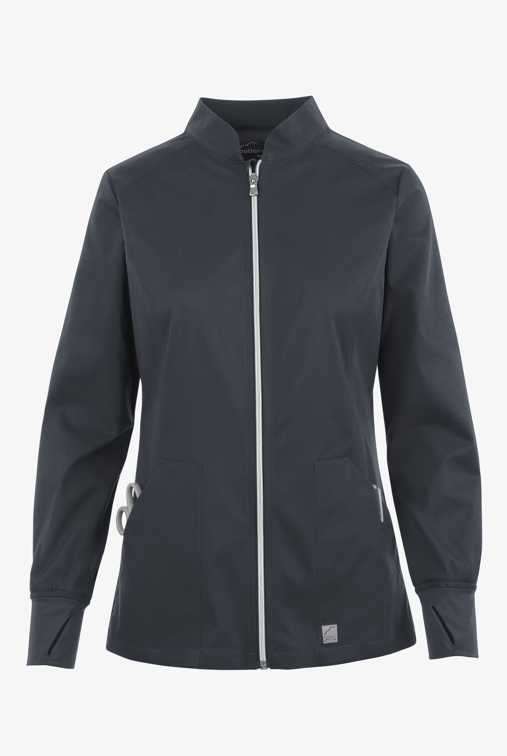 UA Butter-Soft STRETCH Scrubs Zip Front Jacket, Scrub Jackets