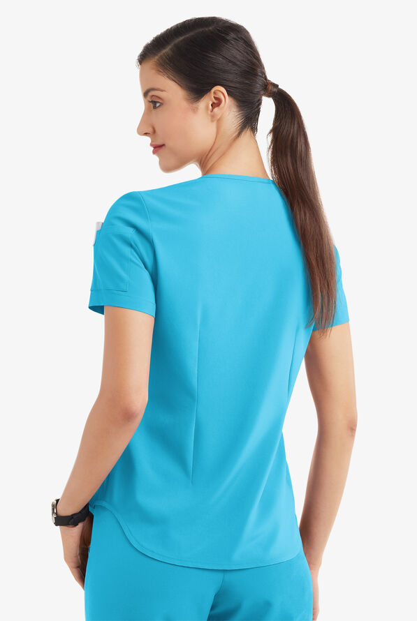 Easy STRETCH Chloe One V-Neck Tuck-In Top, Fashion Scrubs