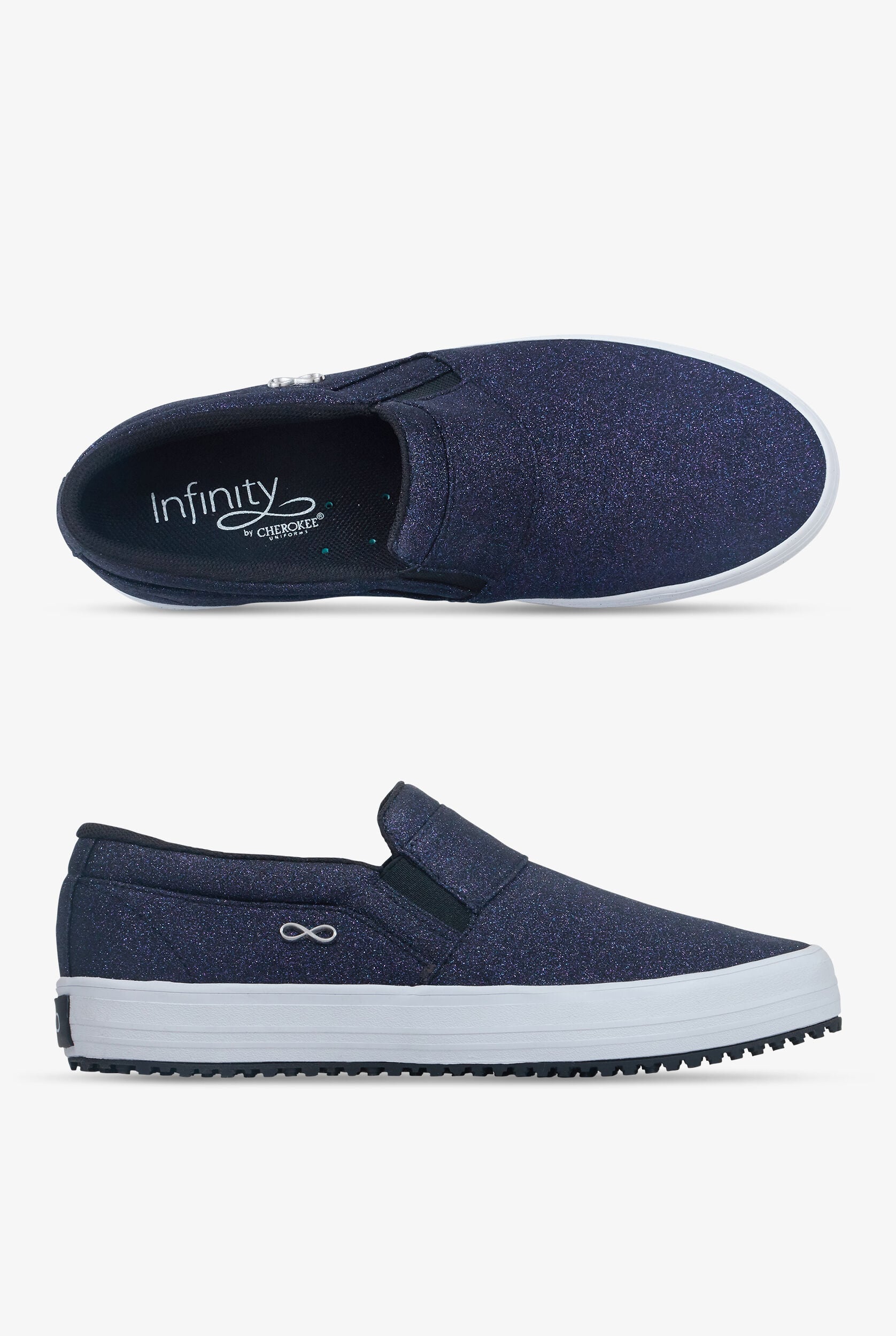 Cherokee Infinity Rush Starry Sky Slip-on Shoes, Nursing Shoes
