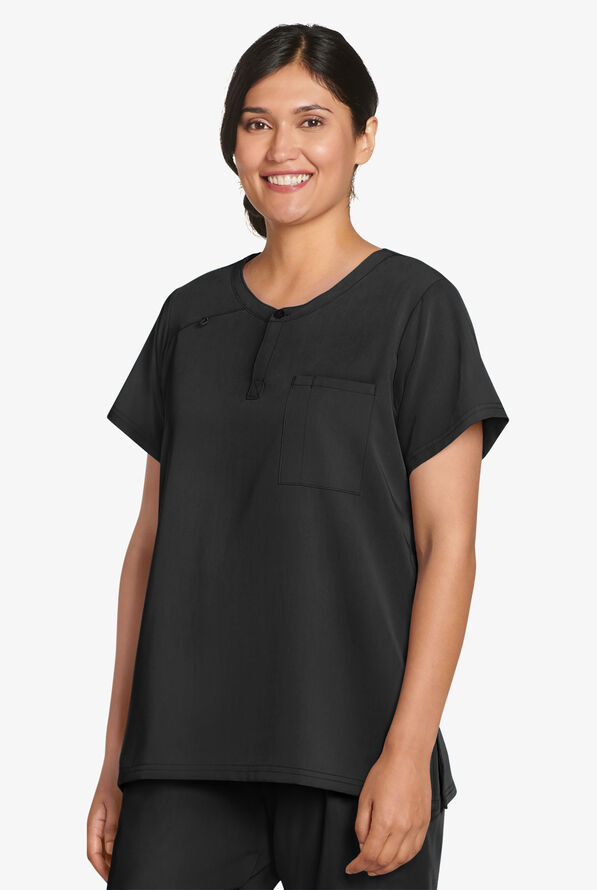 Jockey Women's 3-Pocket STRETCH Tuck In Scrub Top, STRETCH Scrubs