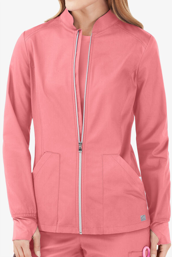 UA Butter-Soft STRETCH Scrubs Zip Front Jacket, Scrub Jackets