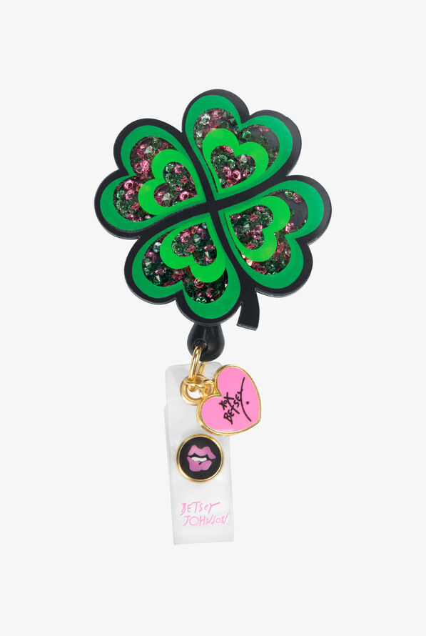 Betsey Johnson Clover ID Badge Holder, Nursing Gifts