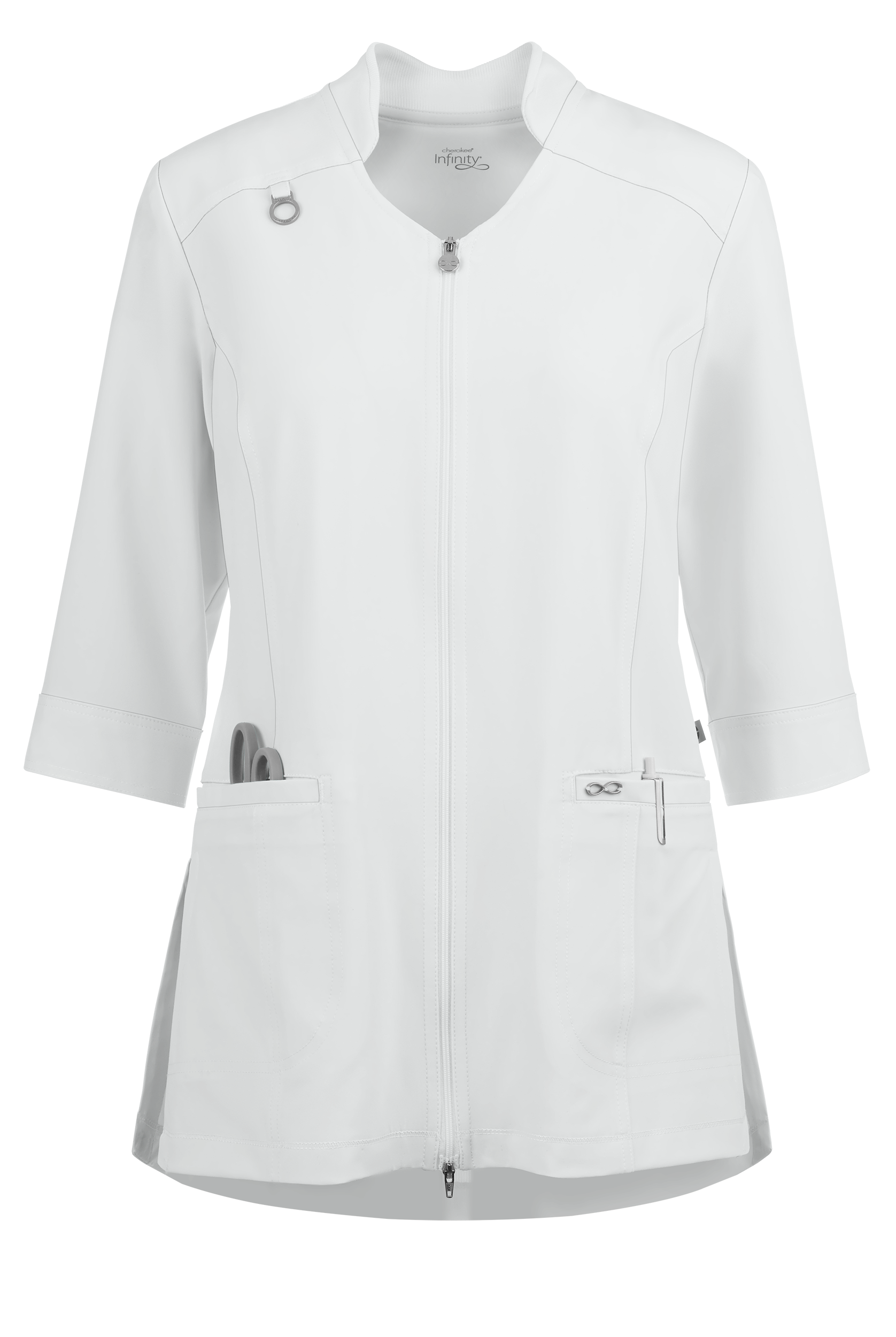 Cherokee Infinity Scrubs Antimicrobial Lab Coat, Women's Lab Coats