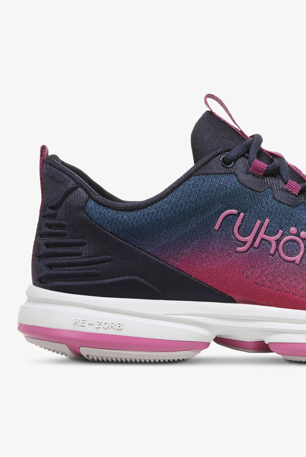 Ryka Women's Devotion Plus 4 Navy Blue Athletic Lace Up Nursing Shoes ...