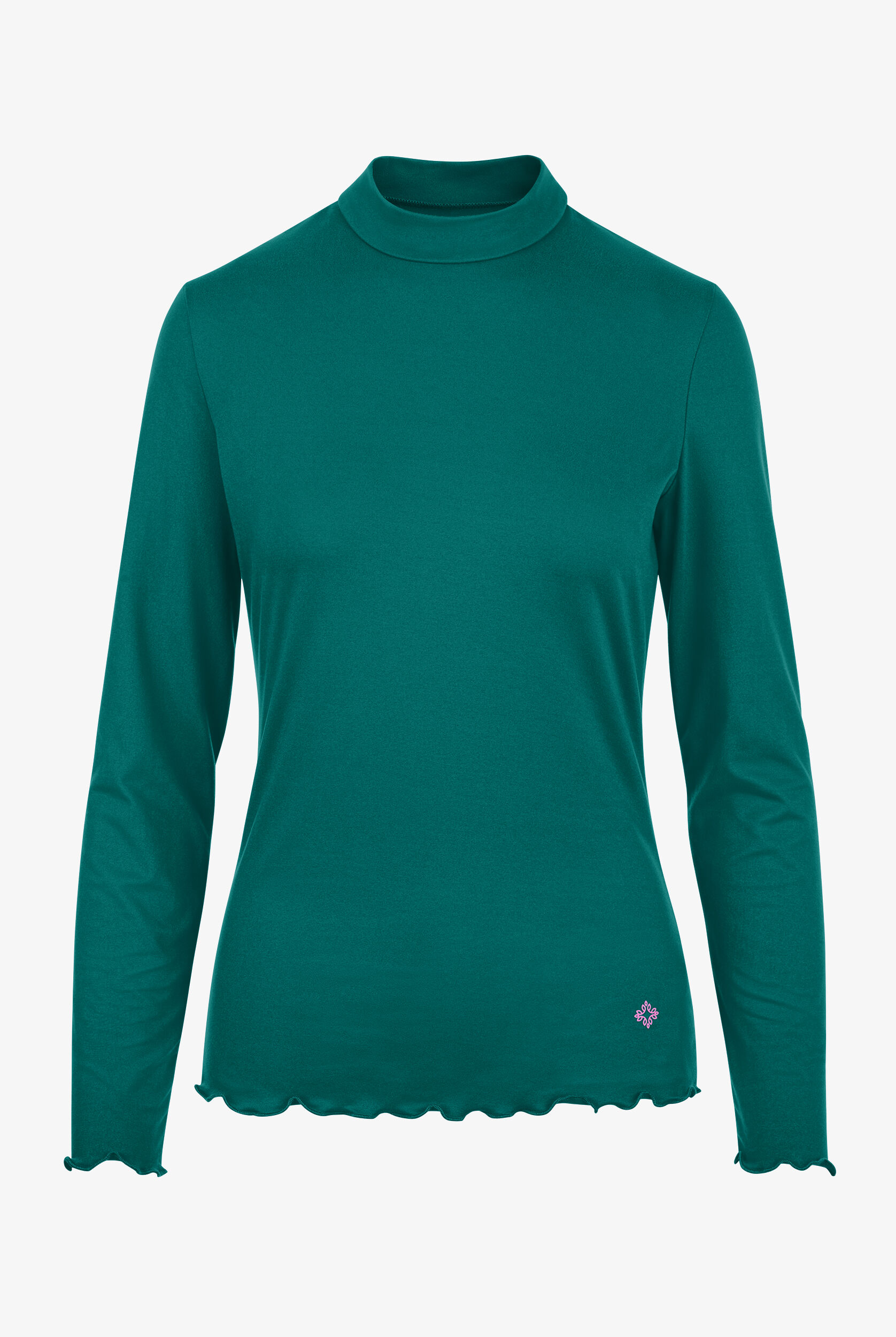 Med Couture Amp Women's STRETCH Merrow Edge Mock Neck Underscrub ...