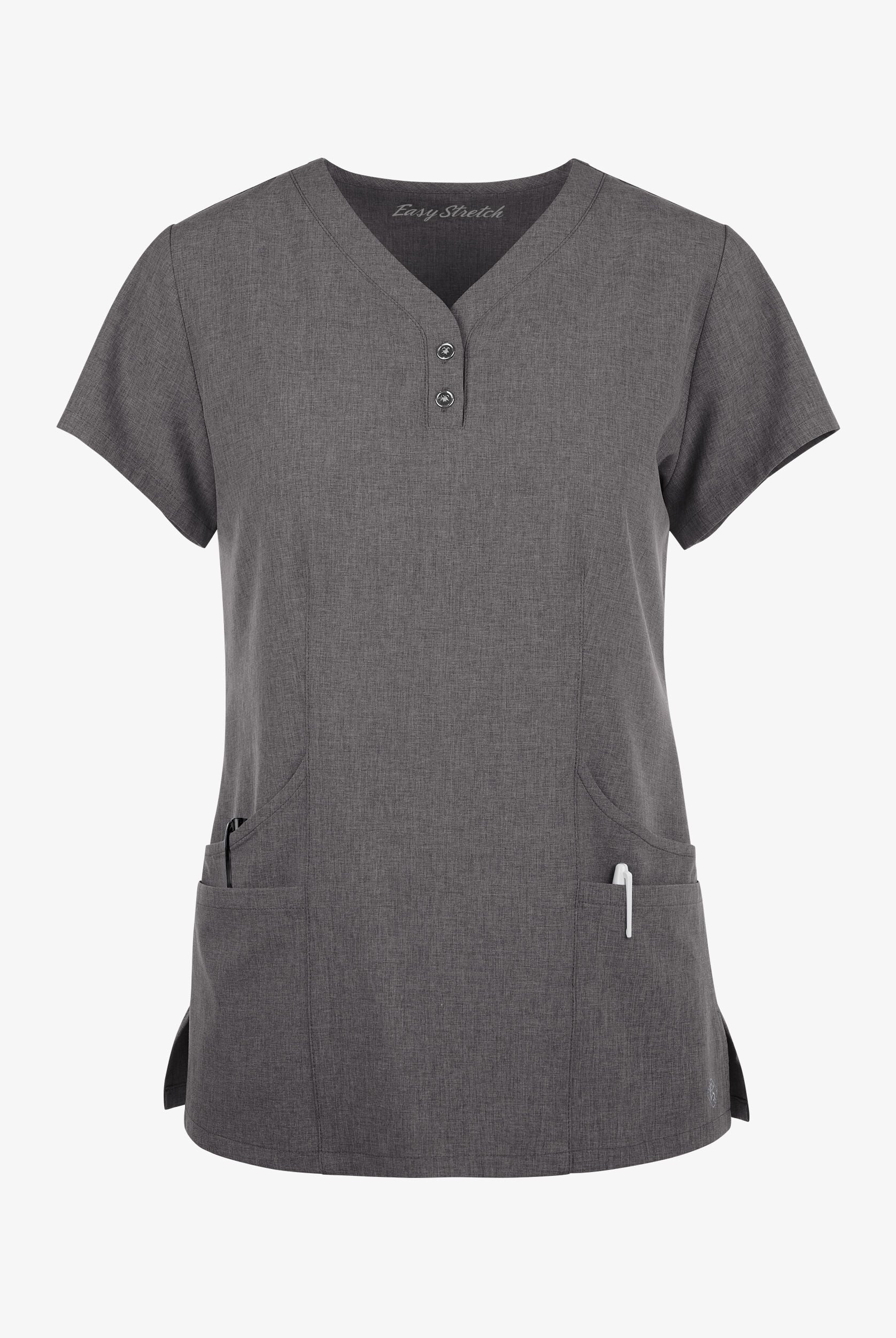Easy STRETCH Demi Henley Scrub Top, Fashion Scrubs