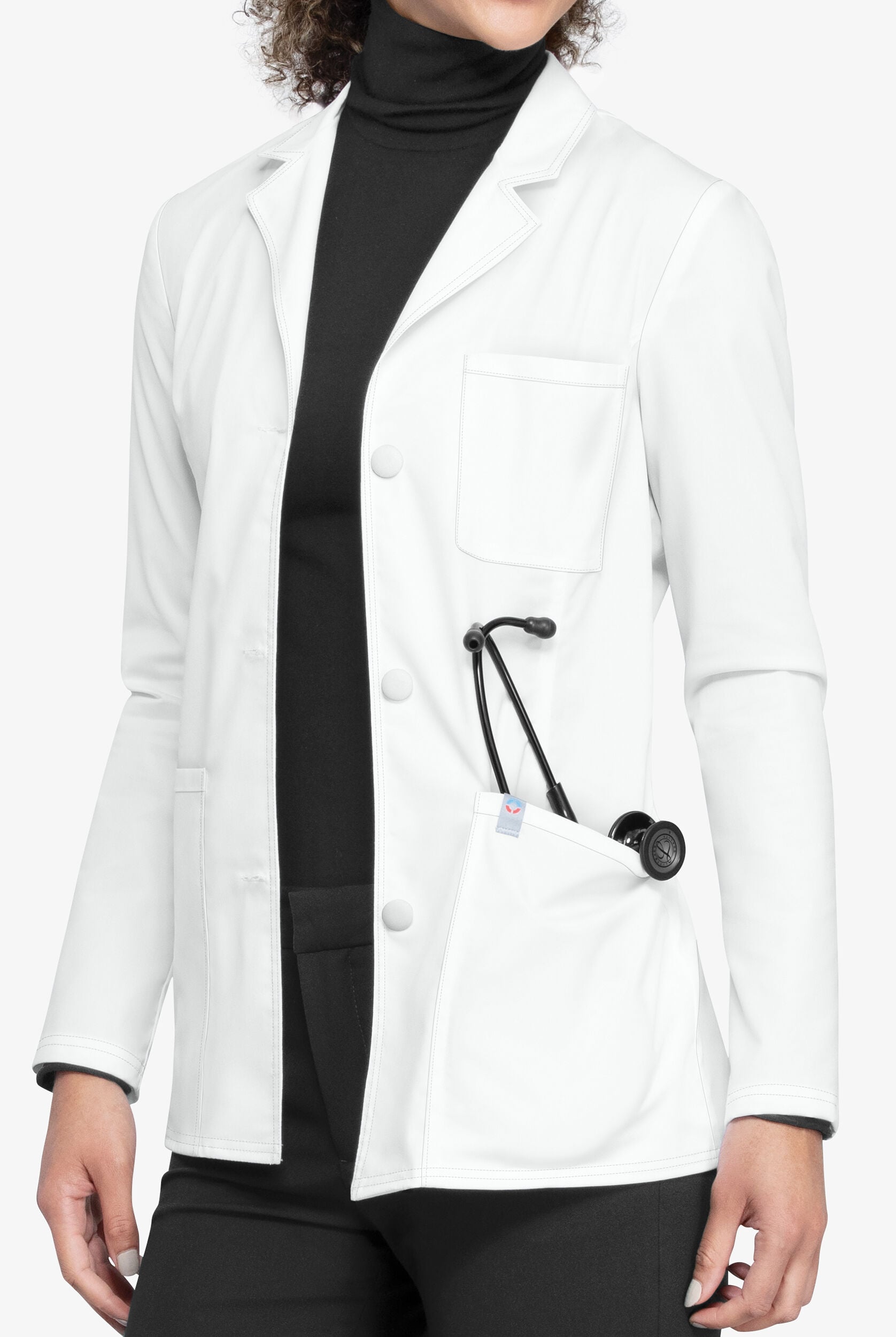 Cherokee Workwear Revolution Tech Women's Consultation Lab Coat, Lab Coats