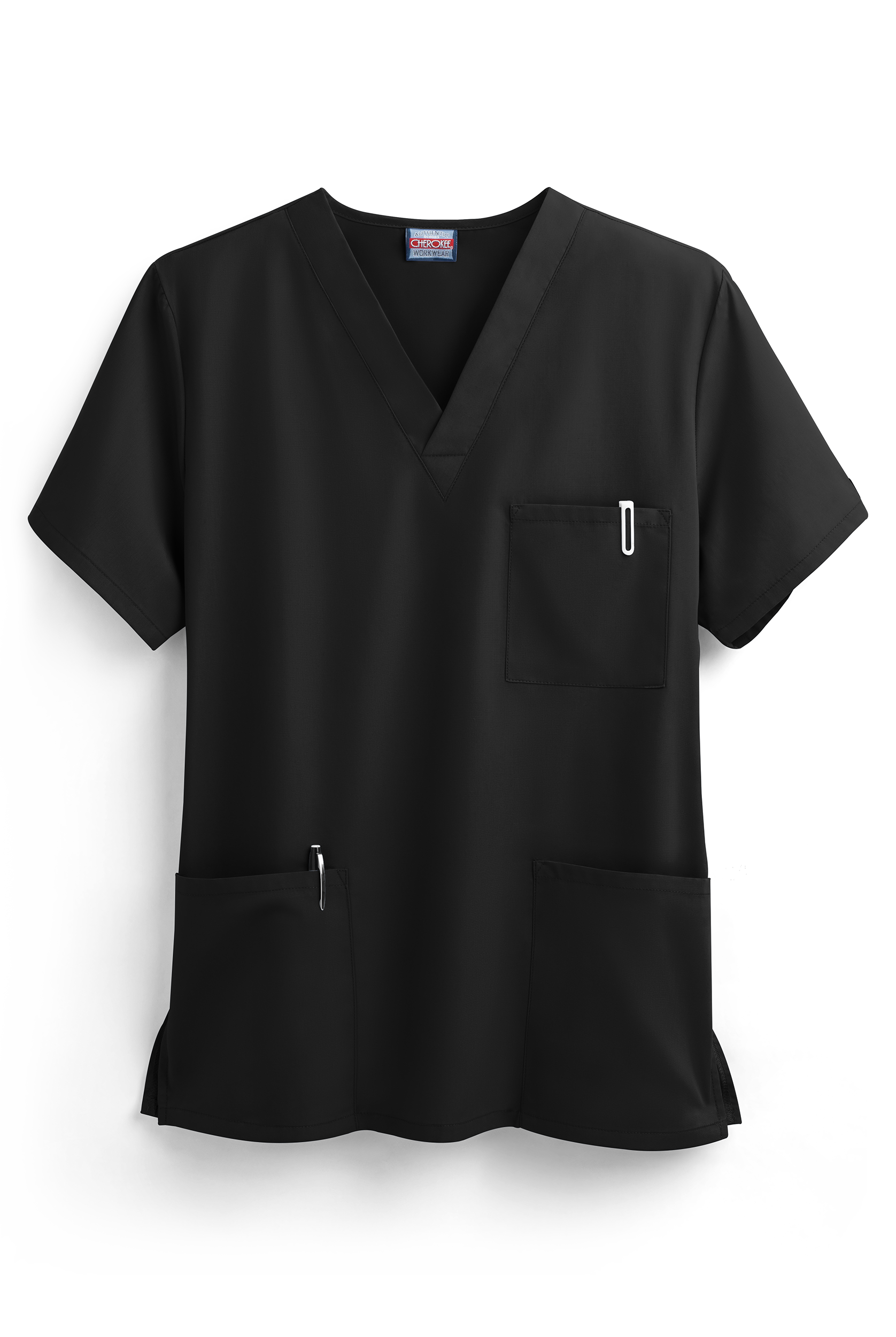 Cherokee Workwear 4876 Unisex Scrub Top, Unisex Scrubs at ...