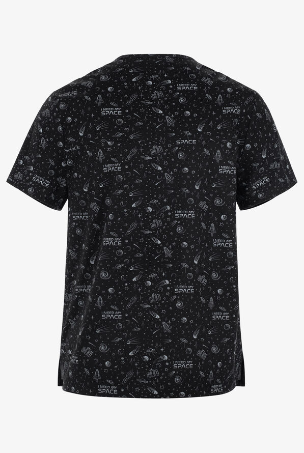 Cherokee Genuine Need My Space Men's 1-Pocket STRETCH V-Neck Print ...