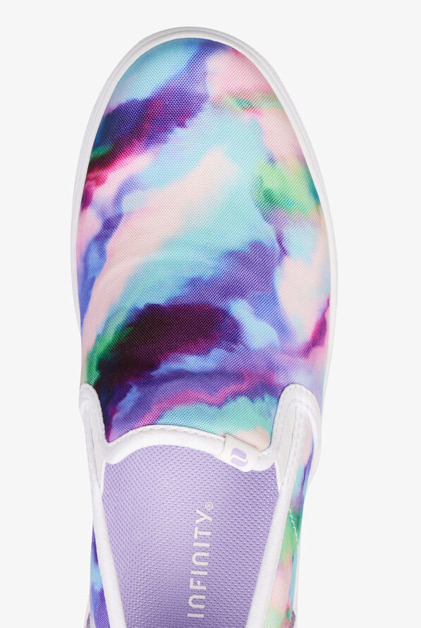 Infinity by Cherokee Women's Chase TX Watercolor Wave Athletic Slip On ...