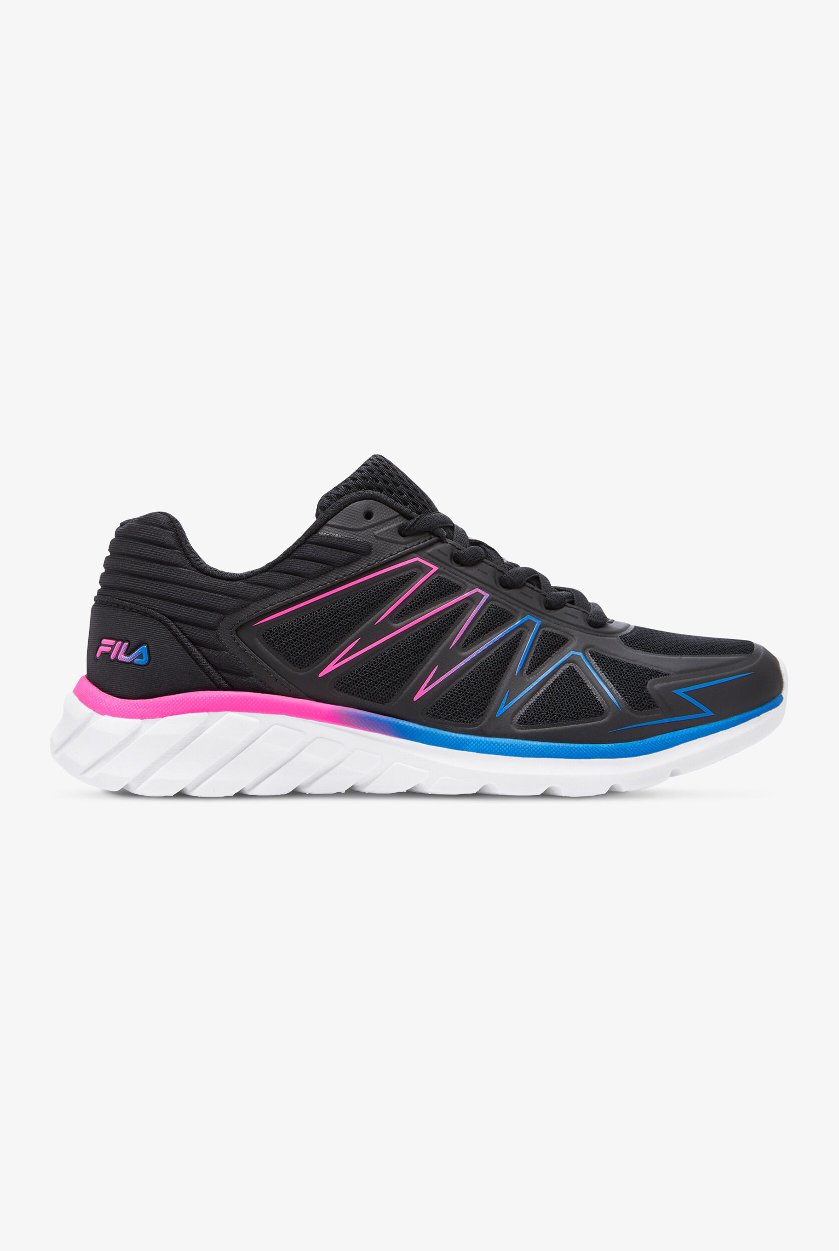 Fila Women's Memory Superstride 6 Black/Electric Blue / Knockout Pink ...