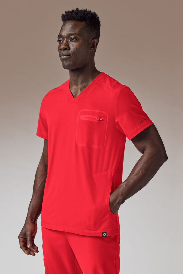 Hypothesis Men's 3 Pocket V-Neck Scrub Top, V-Neck Tops