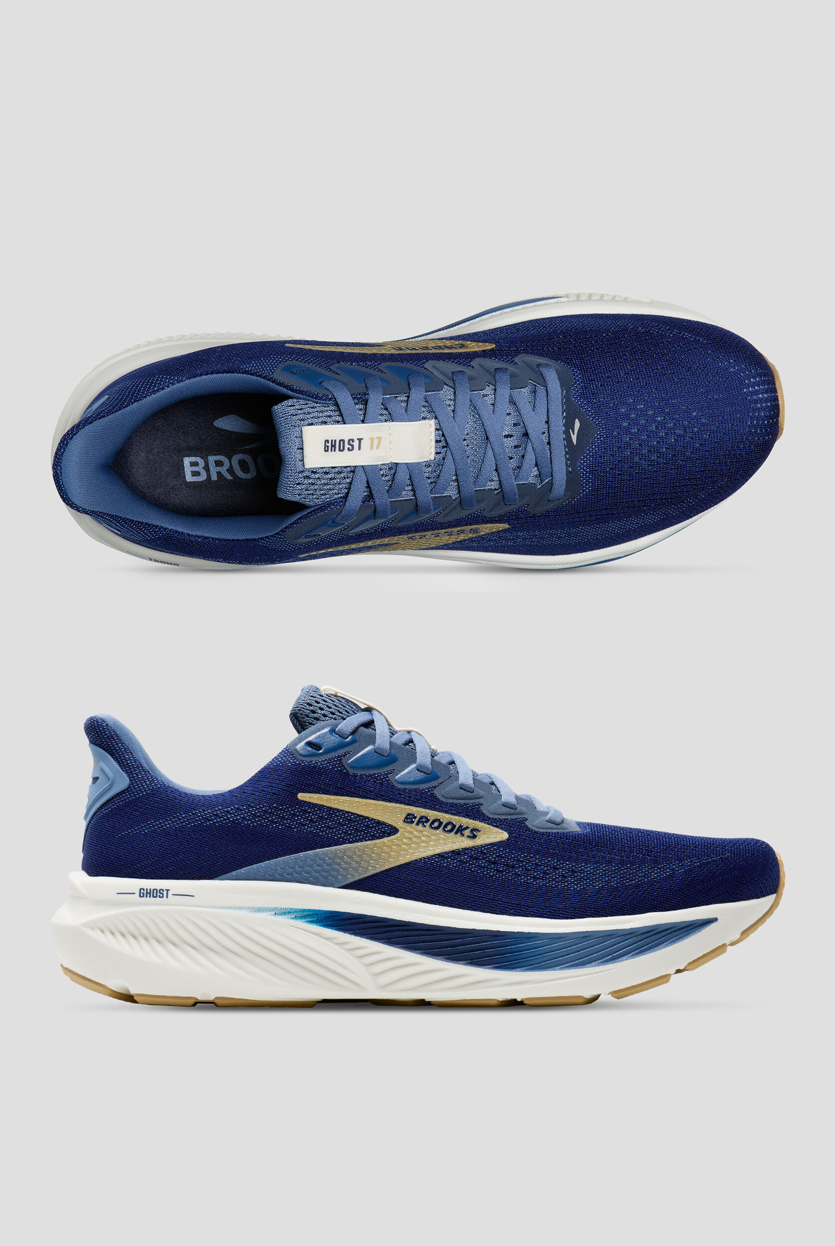 Zapatillas deportivas de enfermería Brooks Ghost 17 Beacon Blue ...