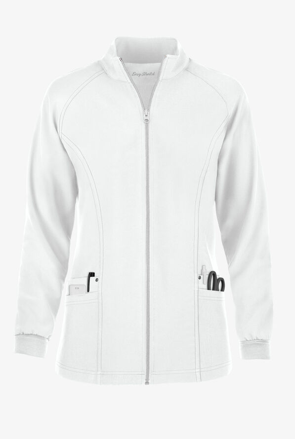 Easy STRETCH by ButterSoft Zadie Raglan Scrub Jacket | Stretch Scrubs