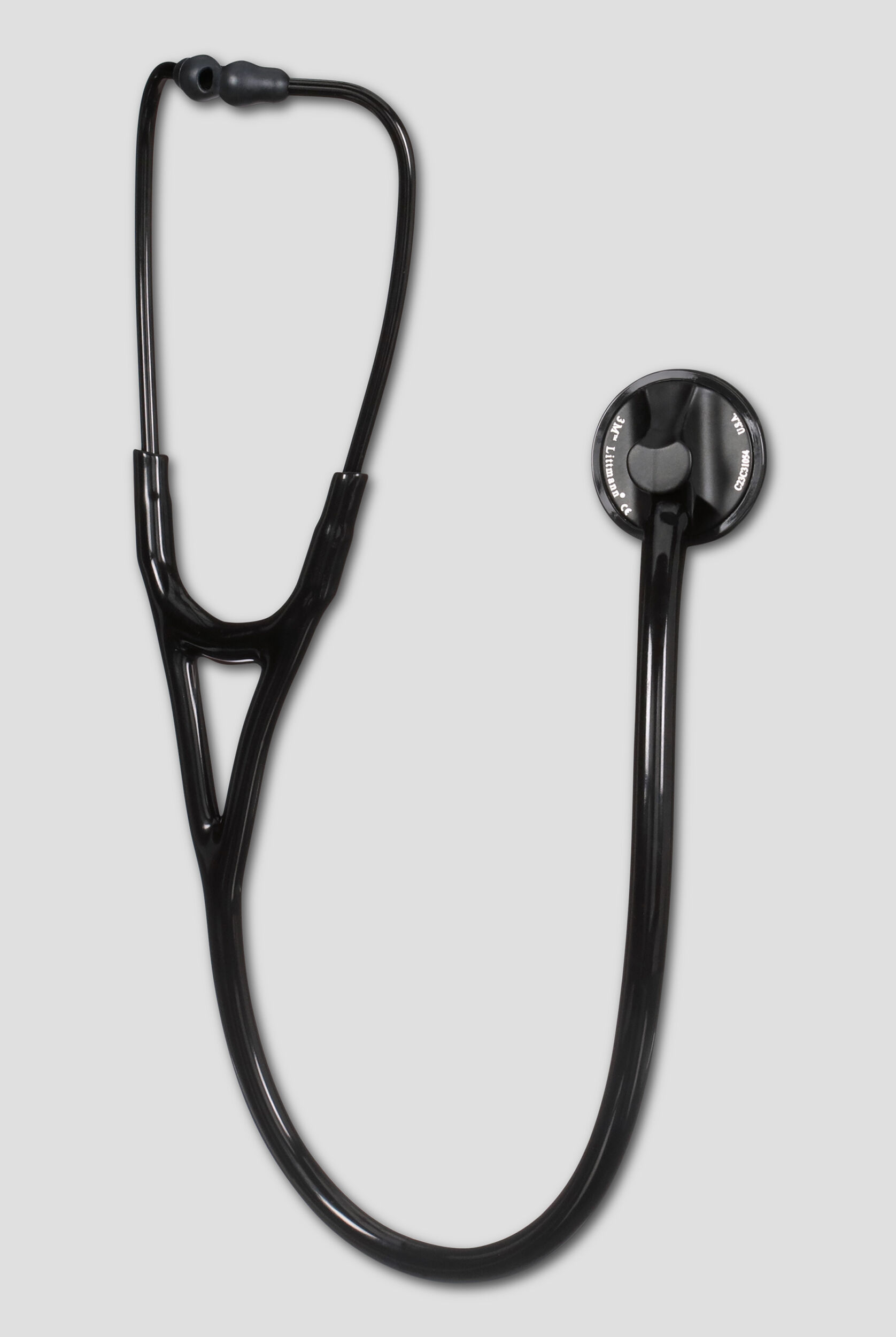 3M Master Cardiology Black Finish Black Tube Stethoscope, Medical ...