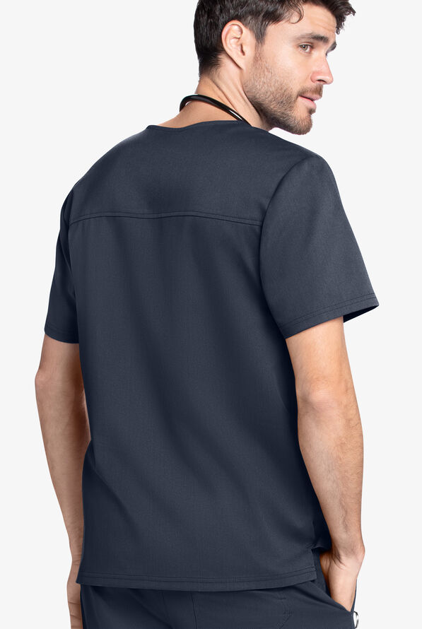 Grey's Anatomy Men's 2-Pocket Tuck In Crossover V-Neck Scrub Top ...
