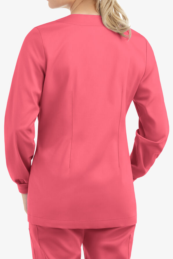 UA Butter-Soft STRETCH Long Sleeve Snap Front Jacket, Nursing Jackets