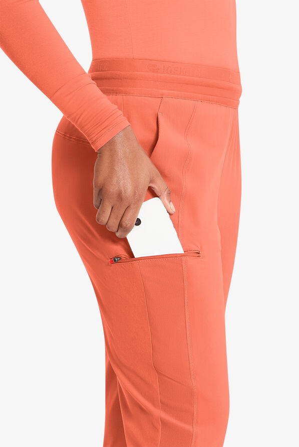 Infinity GNR8 Women's 4-Pocket STRETCH Rib-Knit Internal Drawstring ...