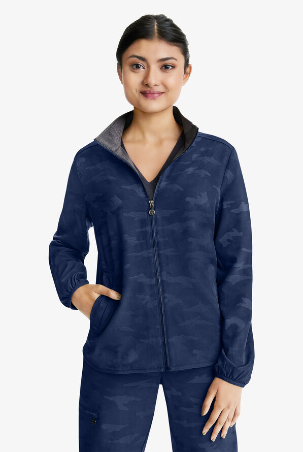 Healing Hands Purple Label Women's Scrub Jacket, STRETCH Scrubs