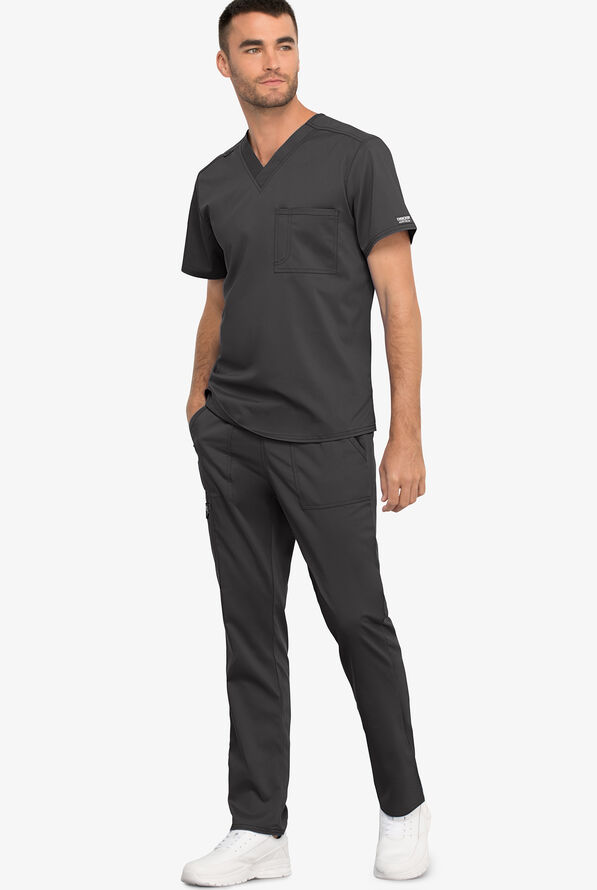 Blusa médica unisex Cherokee Workwear Revolution con cuello V ...