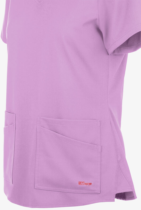 Grey's Anatomy Spandex STRETCH Emma V-Neck Scrub Top, Stretch Scrubs