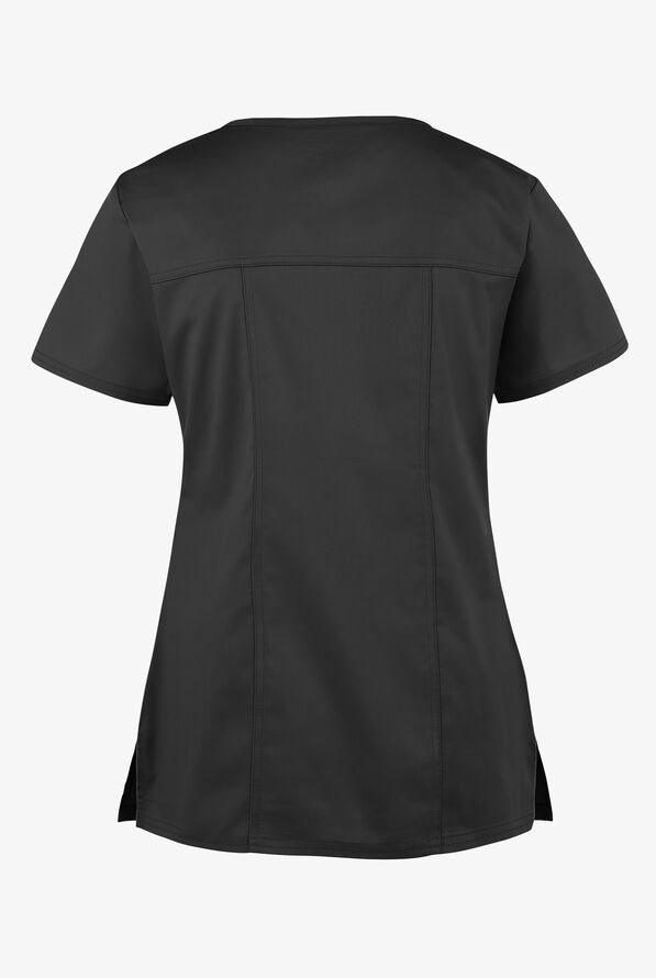 Blusa médica Cherokee Workwear Premium Core STRETCH con cuello en V ...