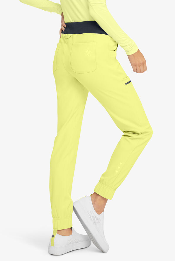 heartsoul Scrubs Break On Through Women's 6-Pocket Stretch Elastic Cuff ...