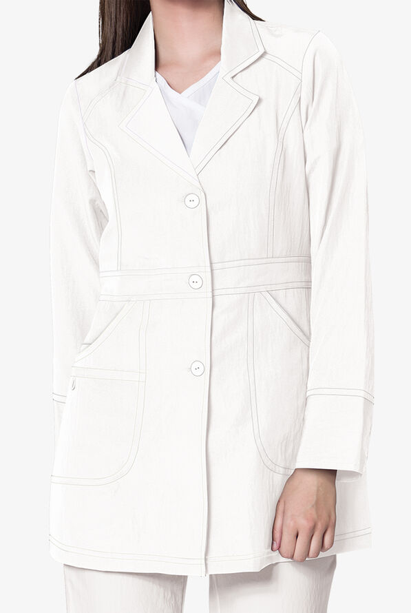 WonderWink 7004 Women's Lab Coat, 4 Stretch Scrubs