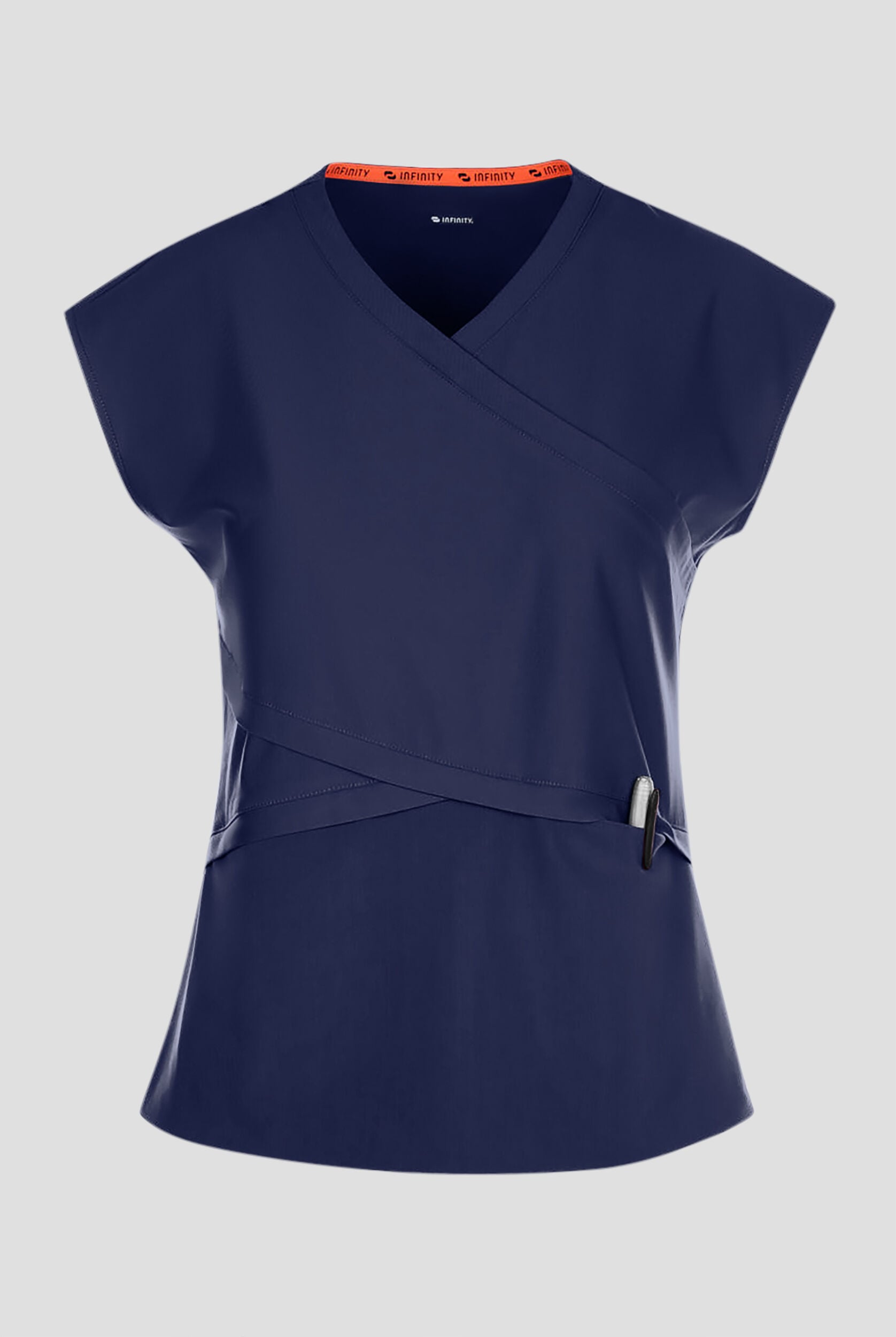 Infinity GNR8 Kinetic Knit Women's 3-Pocket STRETCH Dolman Wrap V-Neck ...