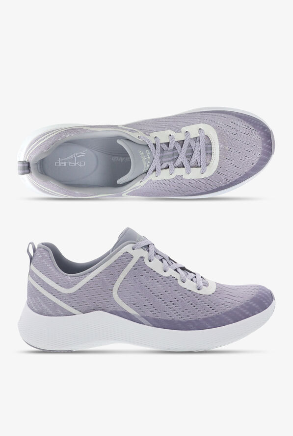 Dansko Sky Lilac Mesh Lace Up Athletic Nursing Shoes, Nursing Shoes