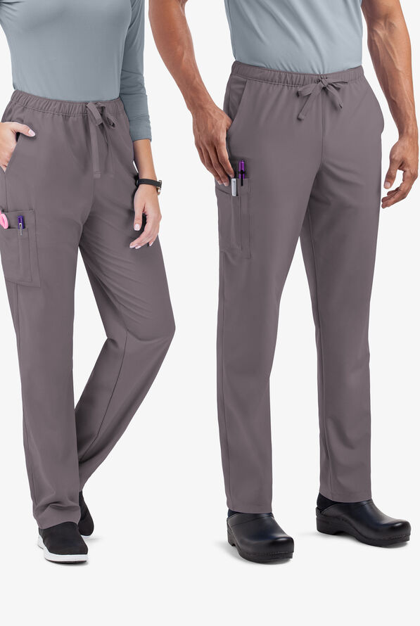 Easy Stretch Morgan Unisex Drawstring Scrub Pants, Elastic Scrub Pants