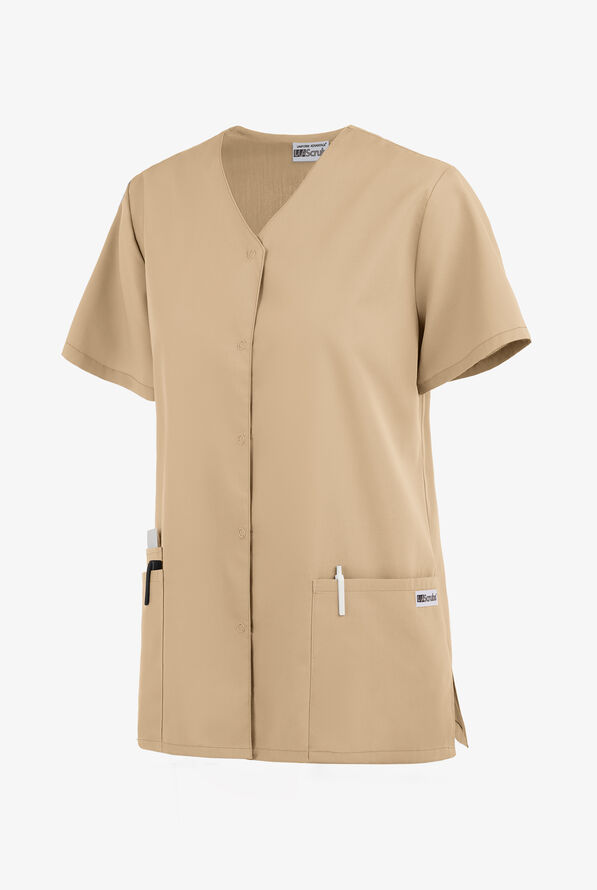 UA Best Buy Next Generation Snap Front Scrub Top & Solid Scrubs at ...